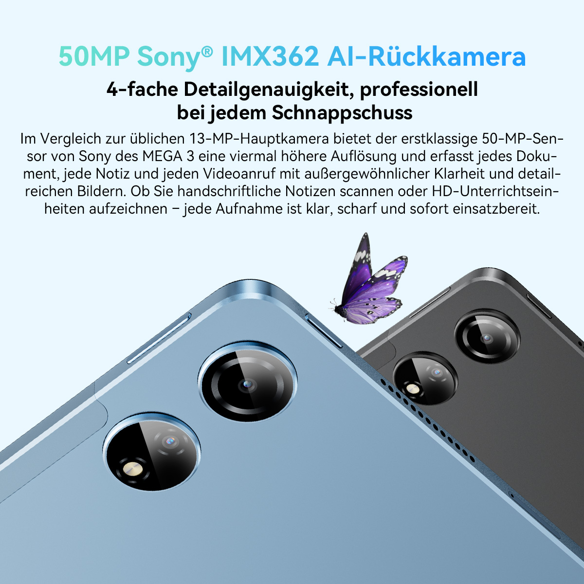 BLACKVIEW MEGA 3, Tablet, 256 GB, 12 Zoll, Blau | SATURN