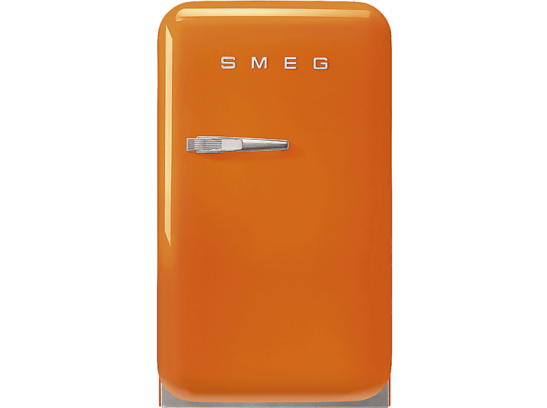 Nevera pequeña | SMEG FAB5ROR6, Altura 725 mm, Capacidad 34 l, Naranja ...