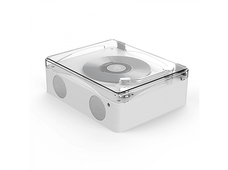 PREISKU Retro CD Spieler Musik-Player mit Bluetooth 5.0 CD Player Weiß ...