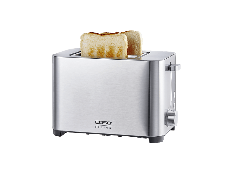 CASO DESIGN Classico T2 Duo Toaster Silber (240 Volt, Schlitze: 2 ...