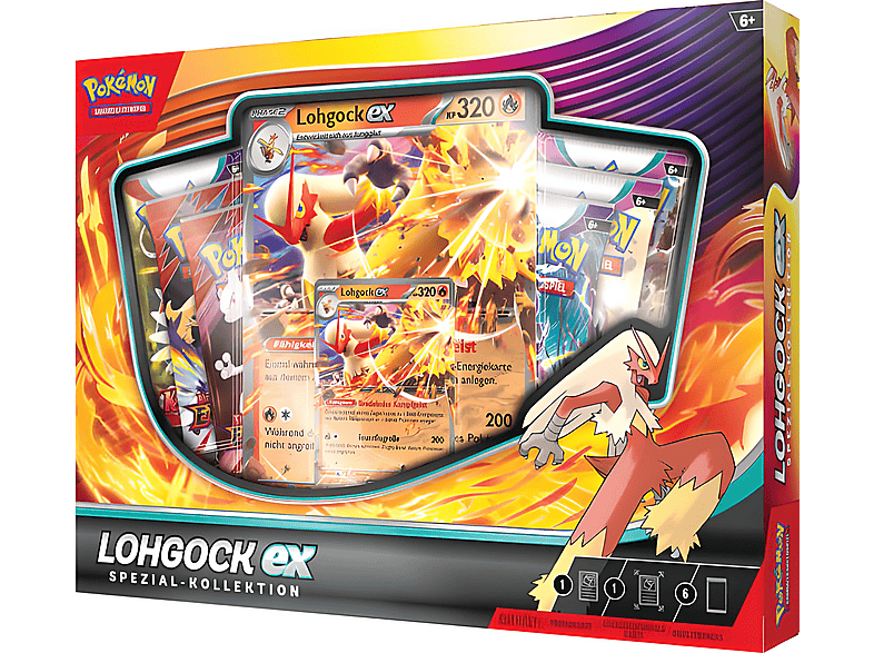 POKÉMON Pokémon Spezial-Kollektion Lohgock-ex Gesellschaftsspiel ...