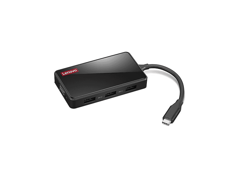 LENOVO 100 | Dockingstation - USB-C - VGA, HDMI, Hub USB, Schwarz ...