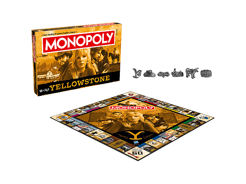 WINNING MOVES Monopoly Yellowstone Brettspiel | MediaMarkt