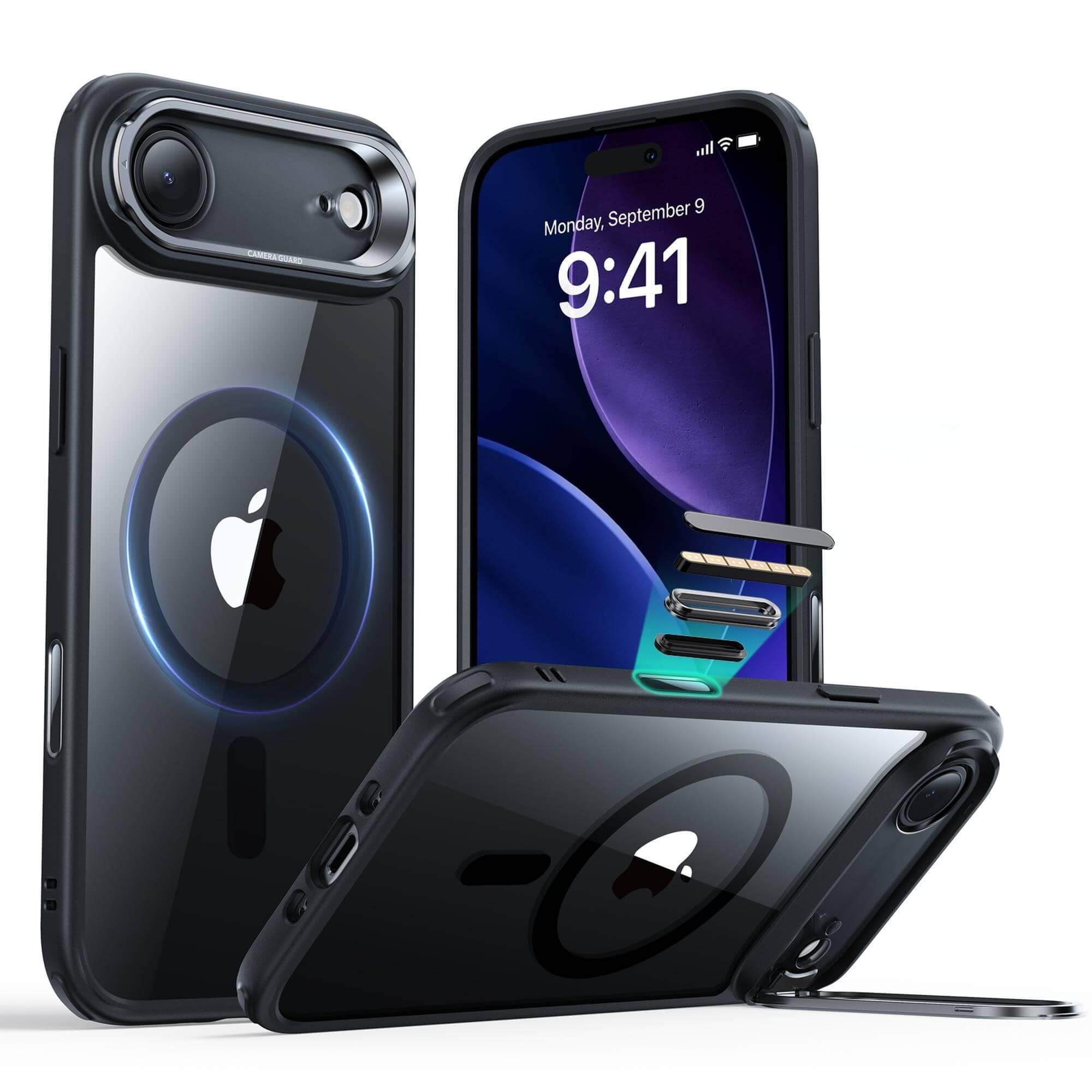 ESR Classic Hybrid HaloLock Case, Backcover, Apple, iPhone Air ...