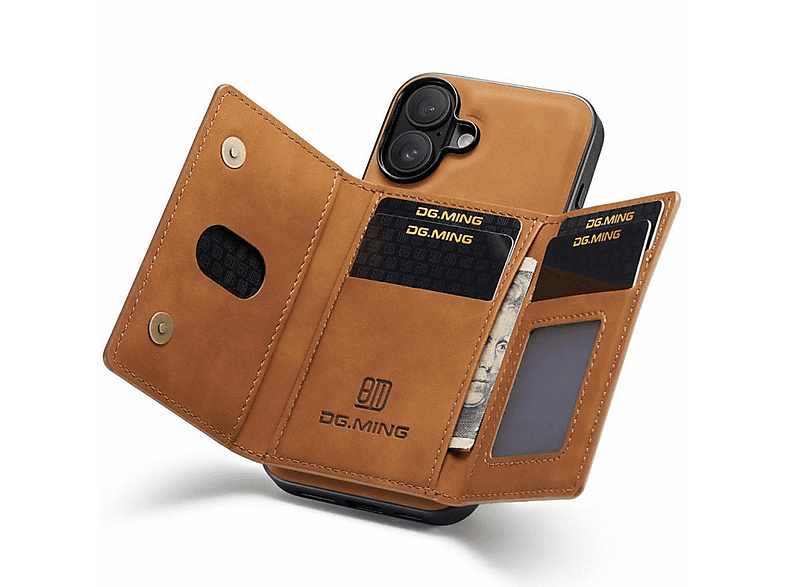 DG MING M2 2in1, Bookcover, Apple, iPhone 17, Braun | MediaMarkt