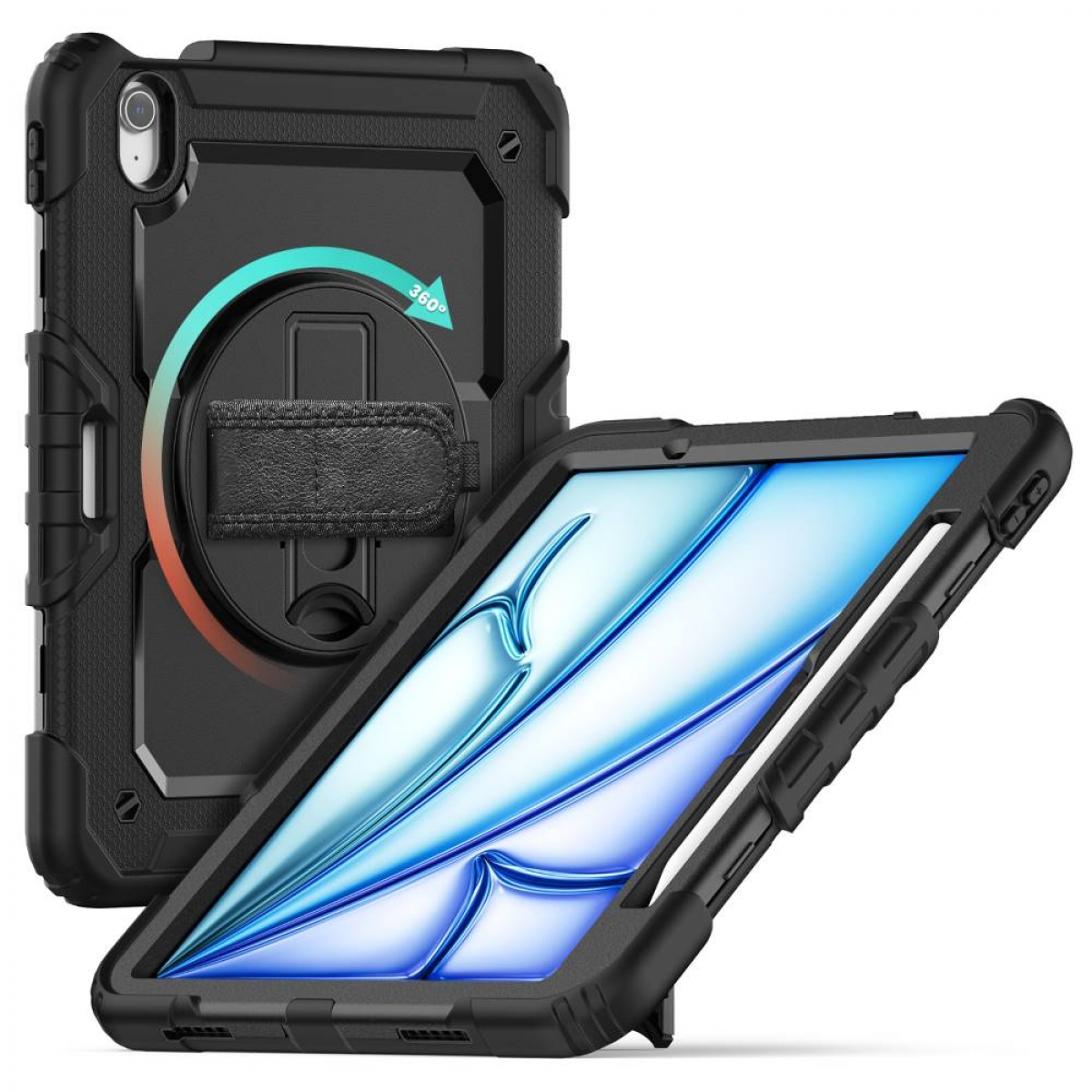 CASEONLINE Hybrid Tablethülle Full Cover für Apple TPU ...