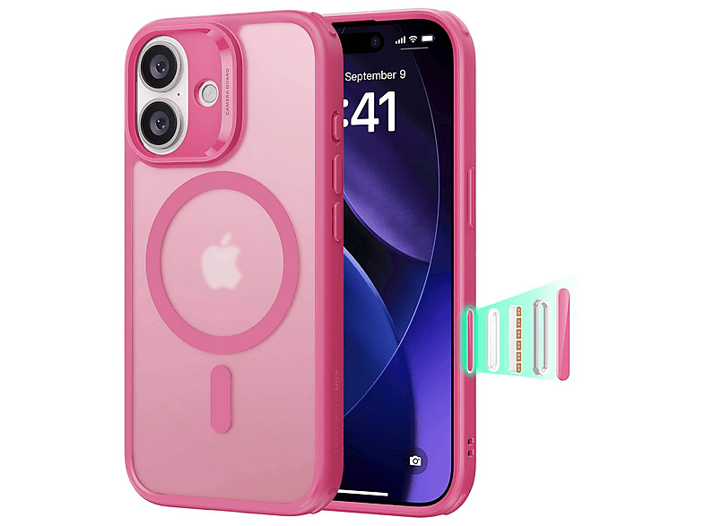 ESR Classic Hybrid HaloLock Case, Backcover, Apple, iPhone 17, frosted ...