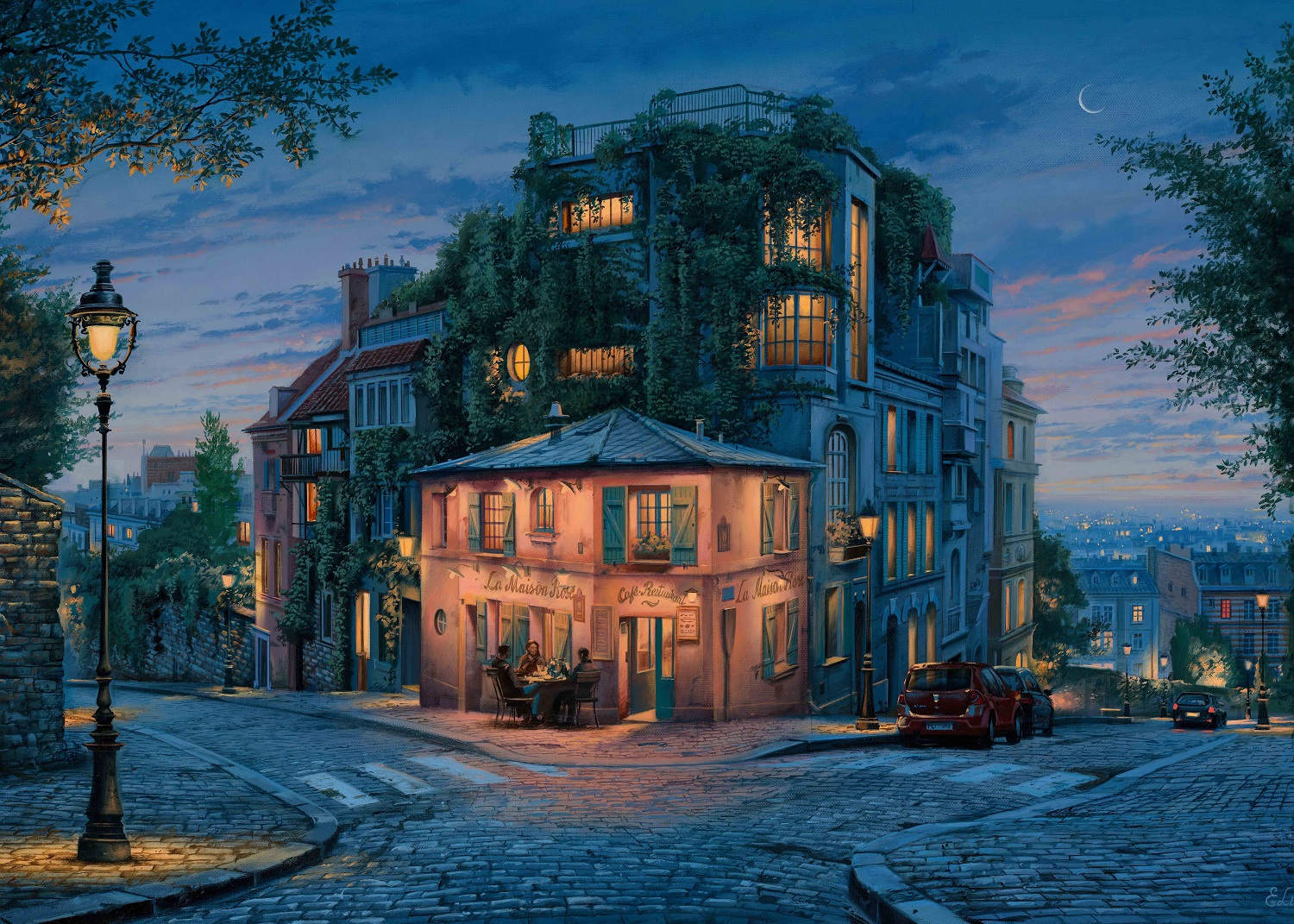 PUZZLE ART PUZZLE La Maison Rose | 1000 Pezzi per 8+ - Tema: Casa ...