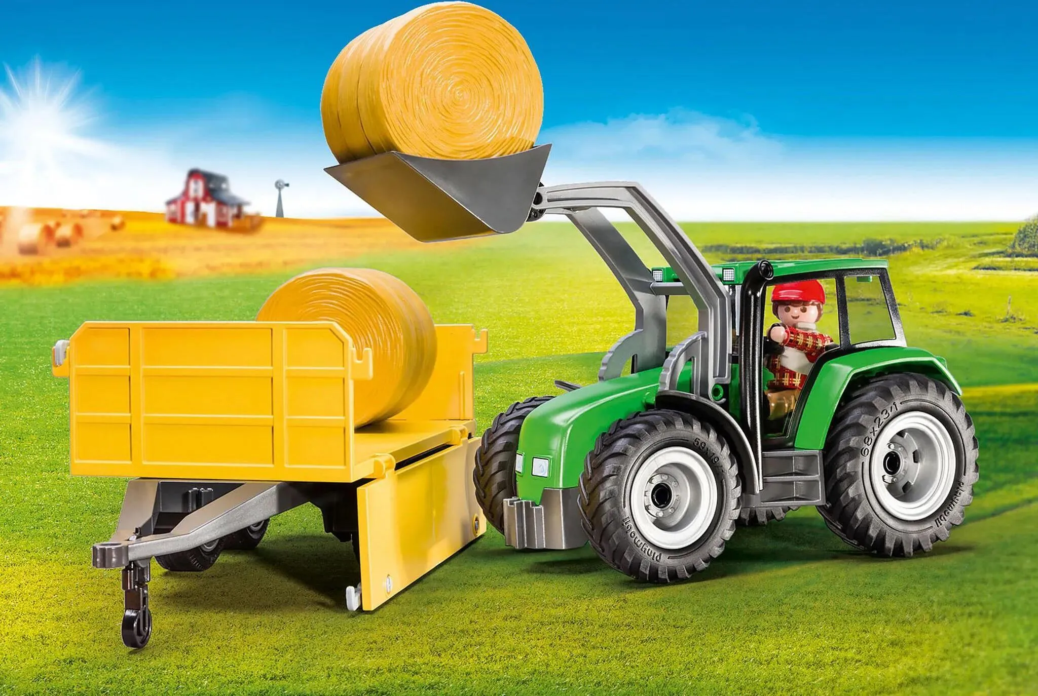 COSTRUZIONI PLAYMOBIL 9317 | Multicolore, 47 pezzi, rimorchio ...