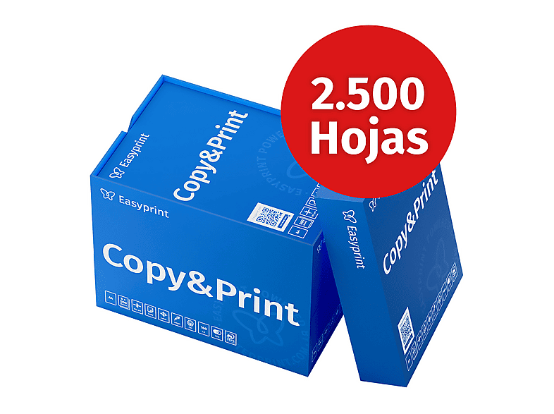 Papel de impresora | EASYPRINT 5 x 500 hojas de certificado ambiental ...