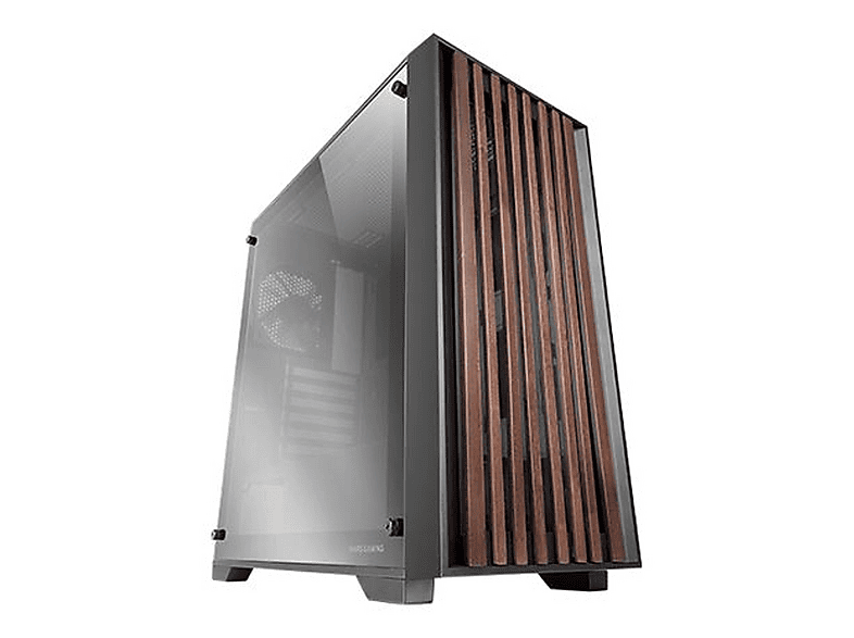 MARS GAMING MC-WOODC PC-Gehäuse, Schwarz | MediaMarkt