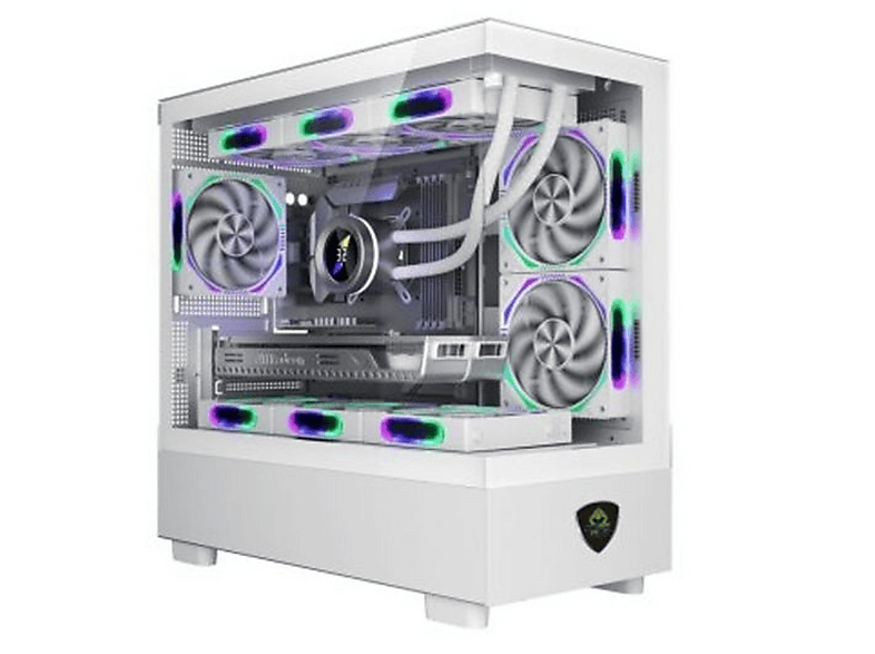 Chasis PC | XC-301W GLASS KEEPOUT, Blanco | MediaMarkt