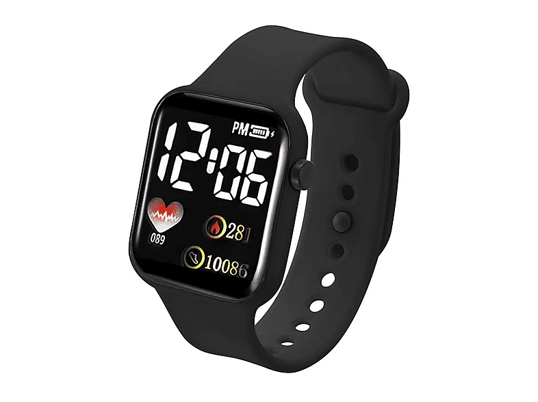 KREVA Leichte Digitale Led Farbenfrohe Smartwatch Spiegelkunststoff ...