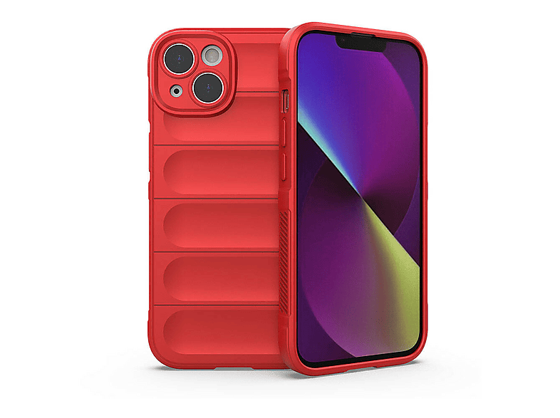 GPACK iPhone 14 Uyumlu Etnik Optimum Silikon Telefon Kılıfı Kırmızı ...