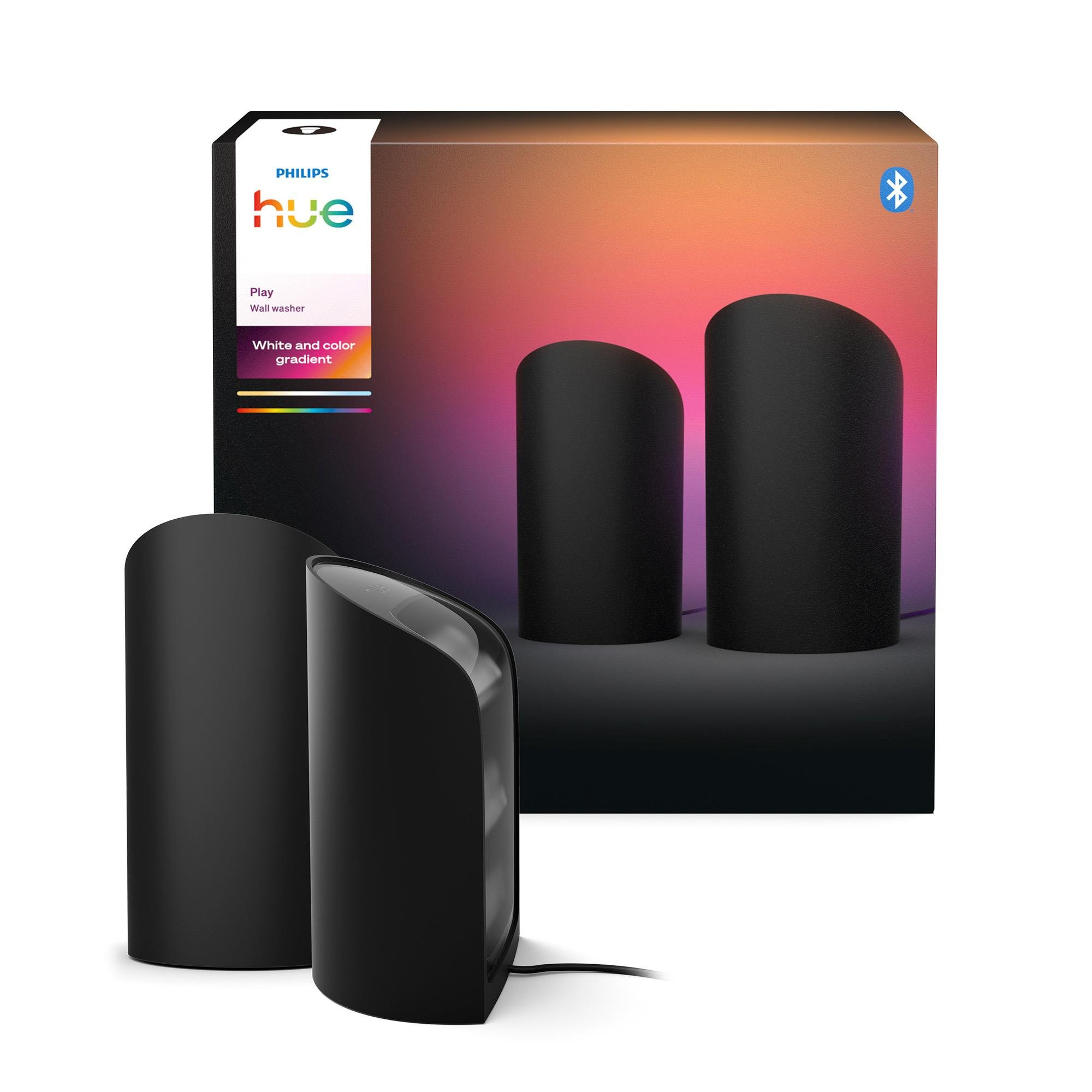 Lámpara de mesa | PHILIPS HUE Play Wallwasher duo, Control por voz ...