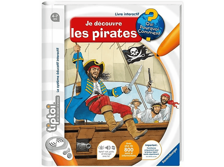 RAVENSBURGER Lernbuch Je découvre les pirate Lernspiel | MediaMarkt