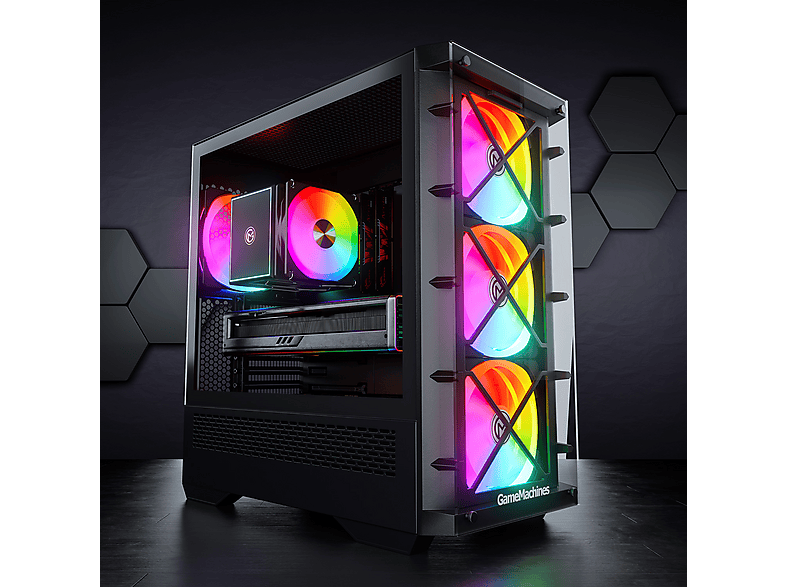 GAMEMACHINES Storm, RGB Towerkühler, Gaming PC mit AMD Ryzen™ 7 5700X ...