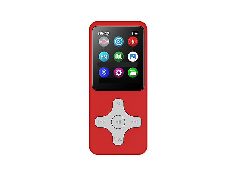 ZESHOP T2 8GB MP3 Player (8 GB, Rot) | SATURN