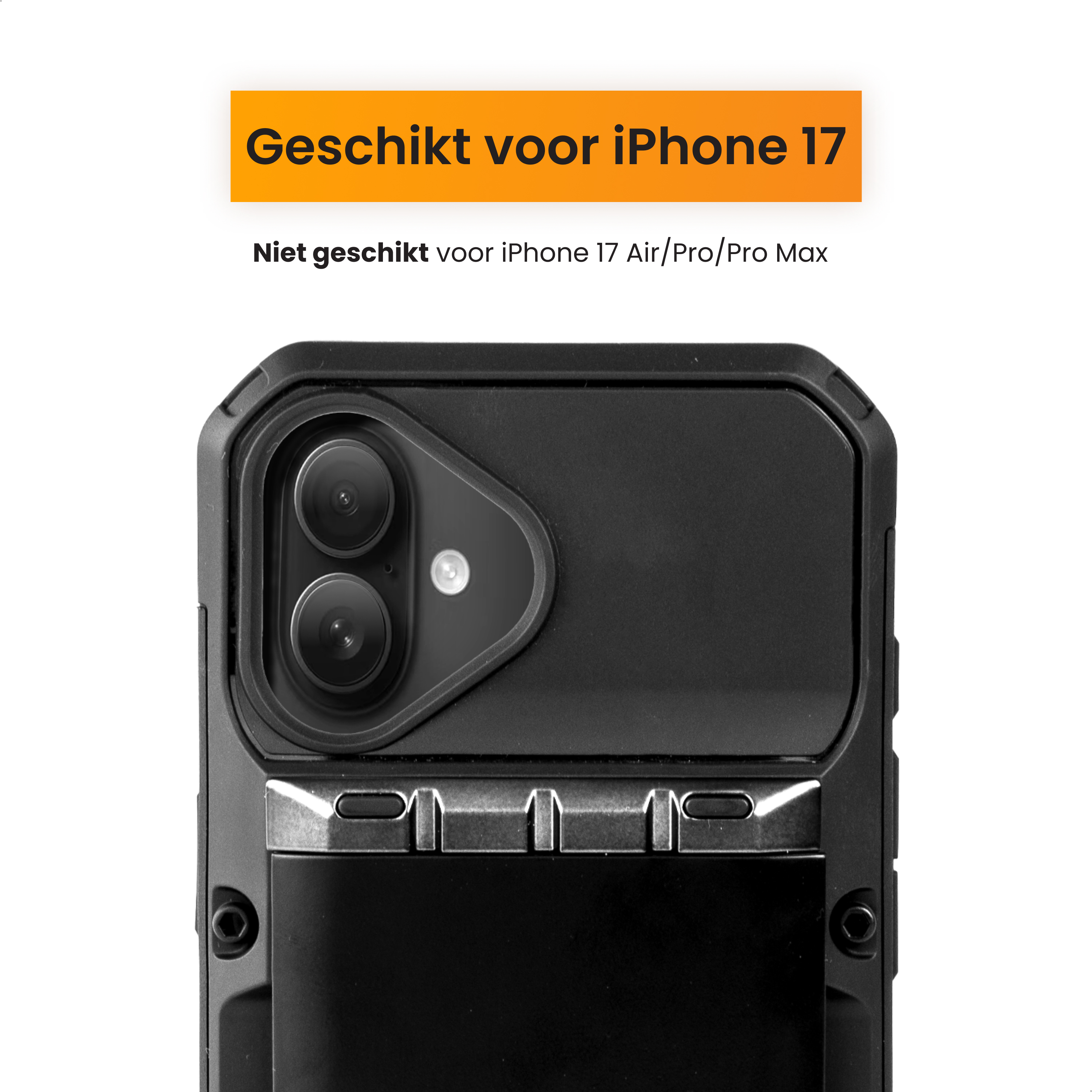 R2B Hoesje met pasjeshouder geschikt voor iPhone 17 GSM hoesje voor ...