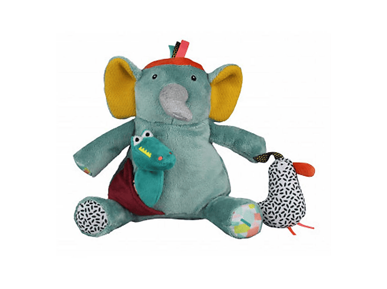 Peluche con actividades | EBULOBO Éléphant d'activités | MediaMarkt