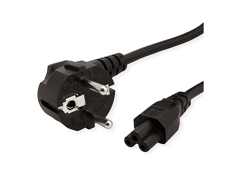 VALUE Câble d'alimentation pour notebook 3 pôles Câbles électriques 1,8 ...