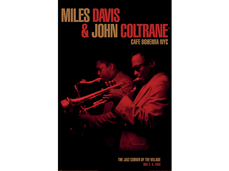 John Coltrane und Miles Davis | 61x91,5 cm | SATURN