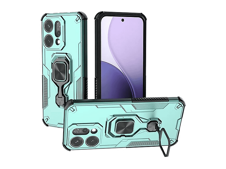MOBYDEFEND Pantsercase Met Standaard Geschikt voor Oppo Reno14 ...