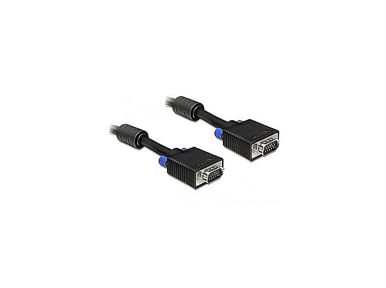 Cable VGA | DELOCK 1m VGA Cable, Negro | MediaMarkt