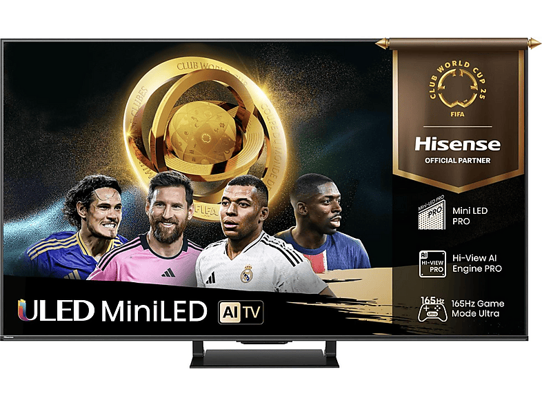 TV Mini LED 55" | HISENSE 55U7Q PRO, UHD 4K, Quad Core MT9655, Smart TV, DVB-T2 (H.265), Negro ...