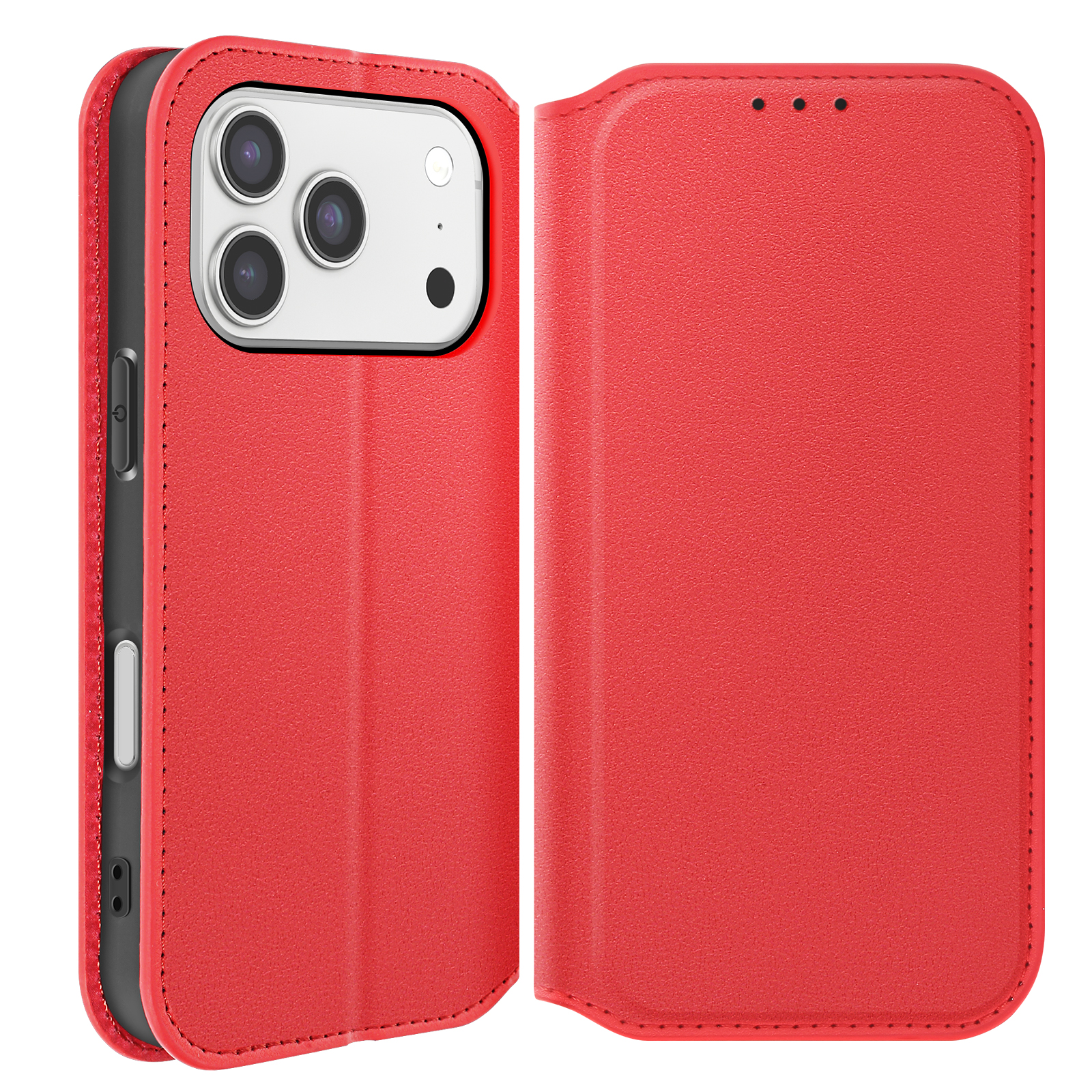 AVIZAR Smart Wallet Cover, Backcover, Apple, iPhone 17 Pro, Rot ...
