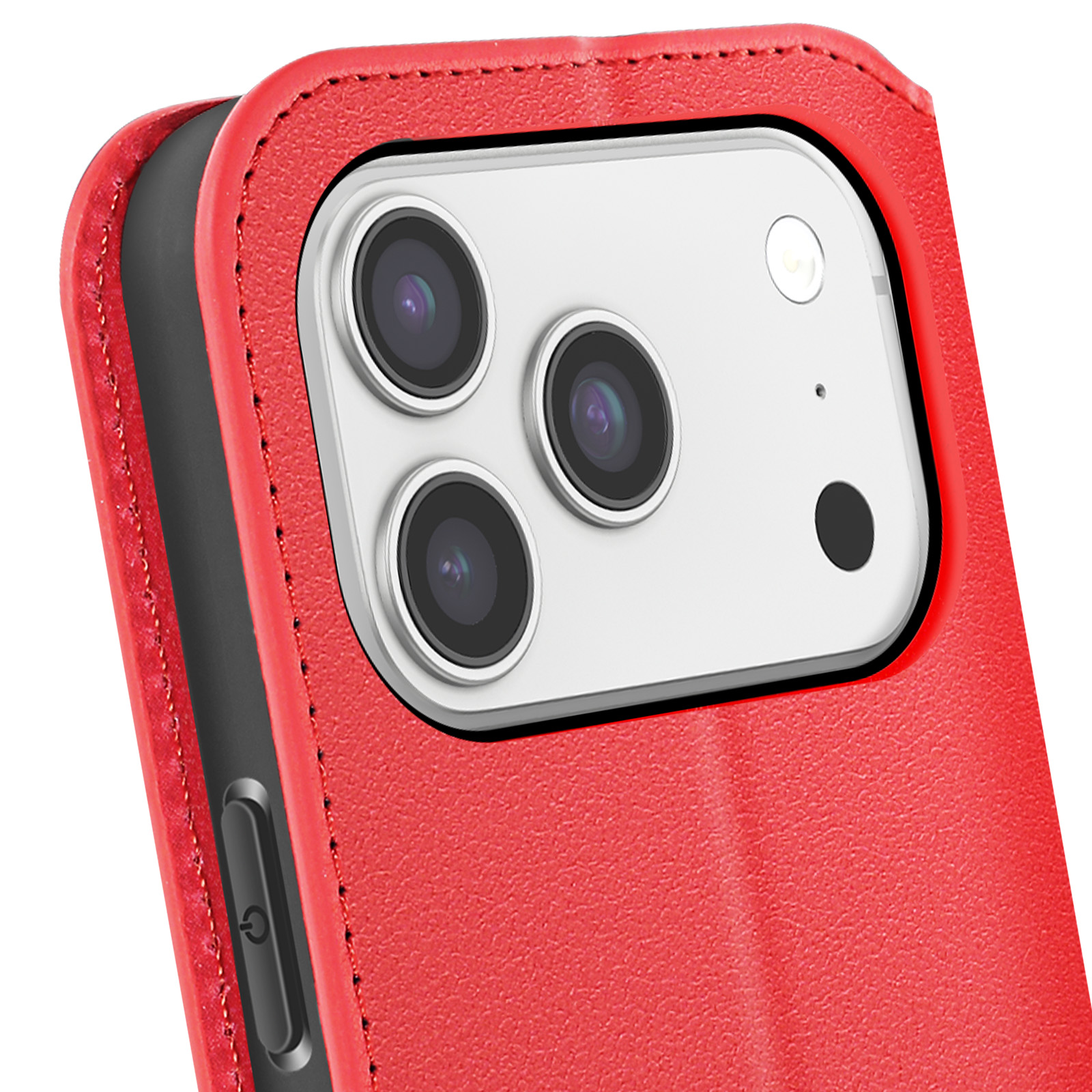 AVIZAR Smart Wallet Cover, Backcover, Apple, iPhone 17 Pro, Rot ...