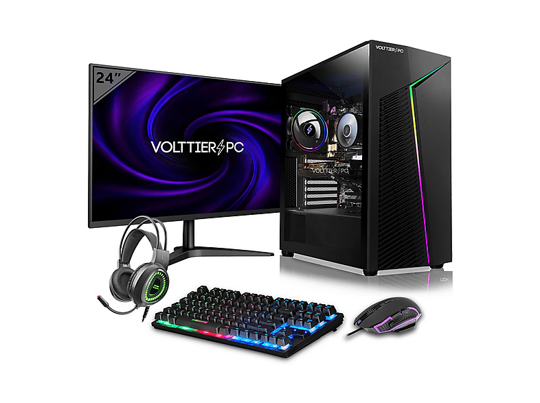 Pack PC Gaming | VolttierPC P10, AMD Ryzen™ 5 4500, 32 GB RAM, 1 TB SSD ...