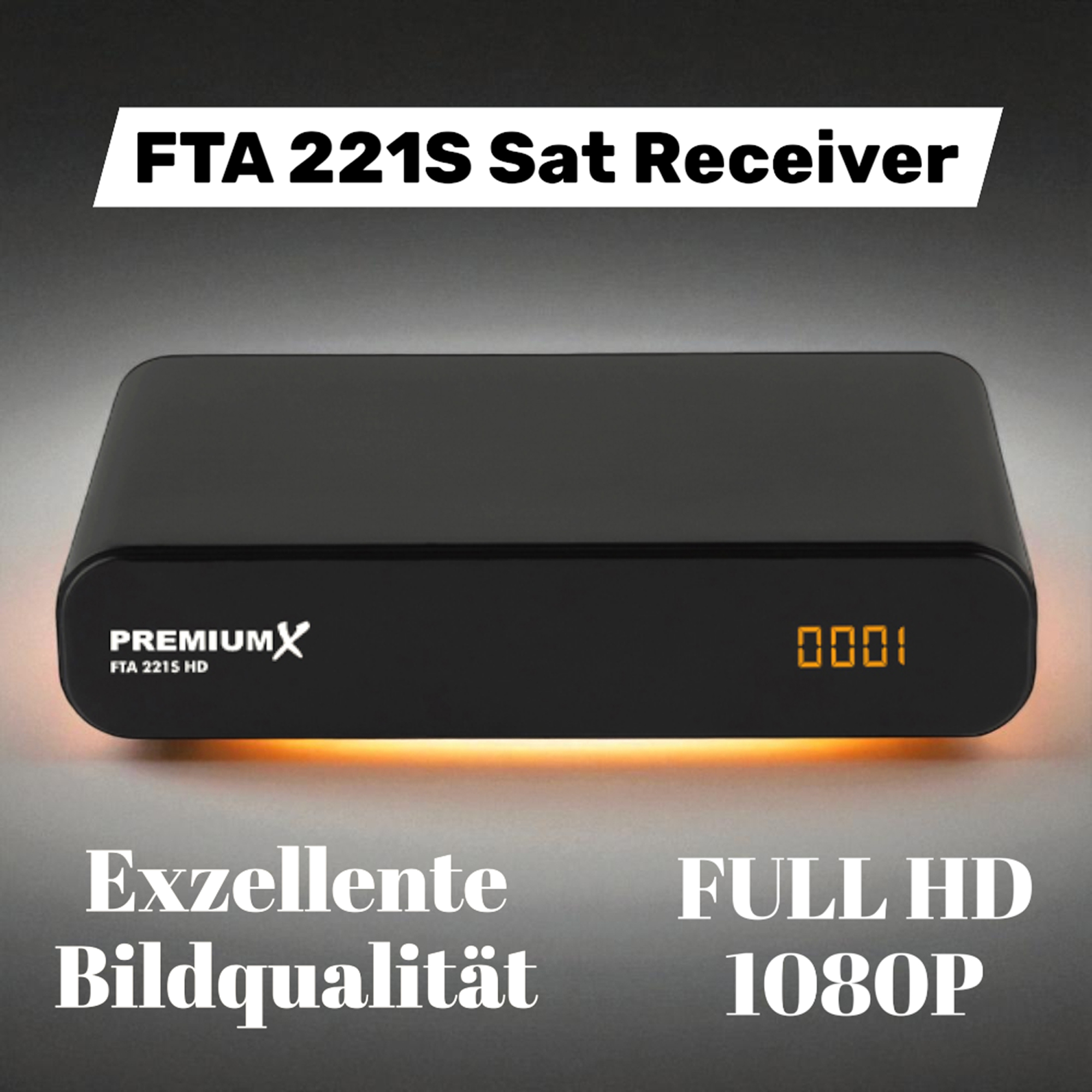 PREMIUMX 221S FTA DVB-S2 HDMI SCART USB Digital HD Sat Receiver ...