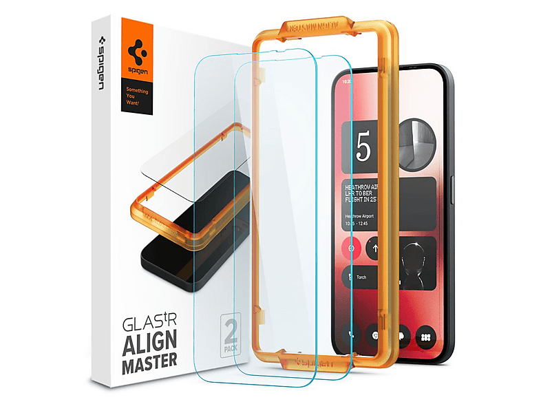 SPIGEN GLAS.tR AlignMaster Folie i szkła ochronne voor Nothing Phone ...