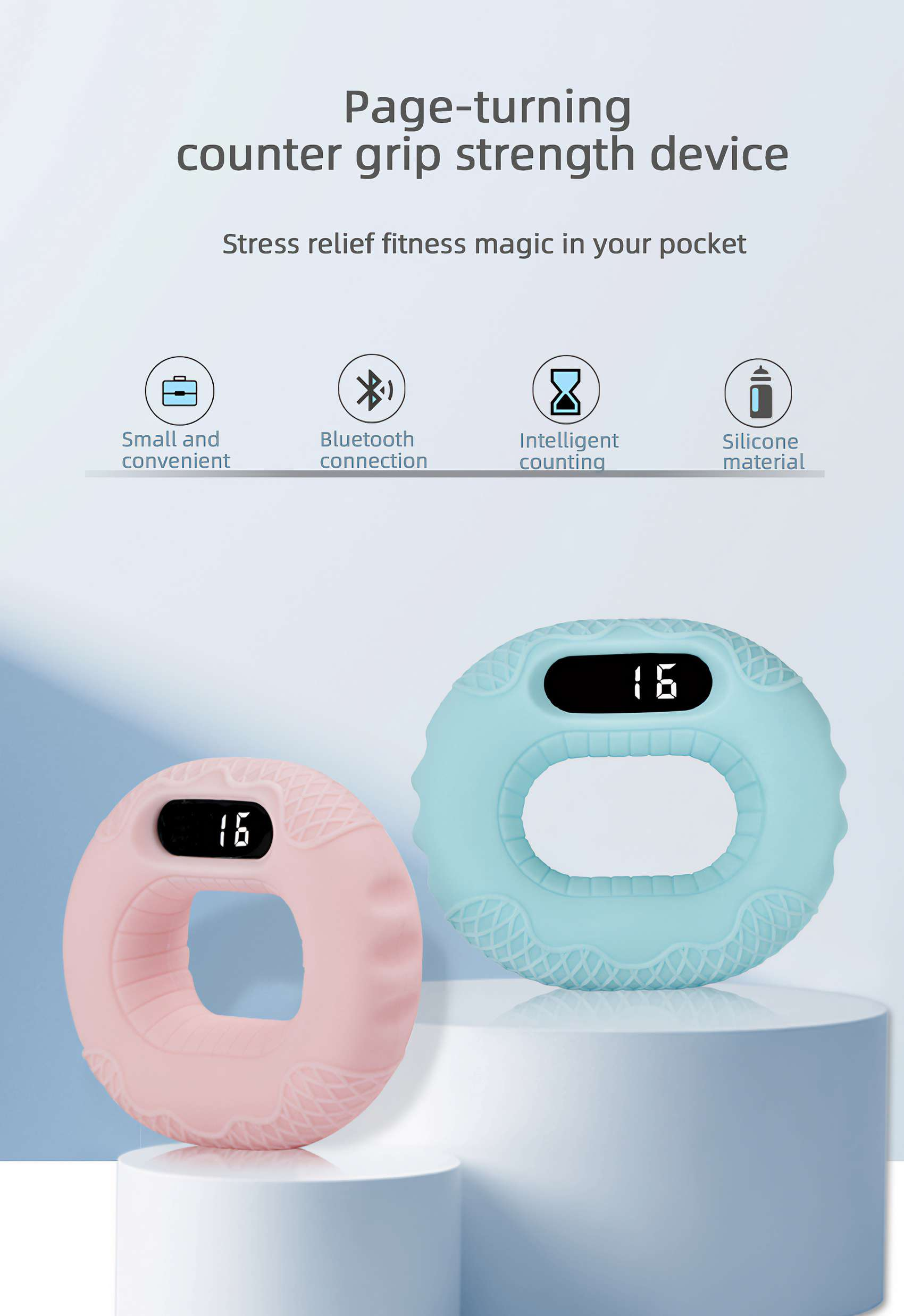 UWOT Digitaler Zähler & Bluetooth Griffkraft, Grün | MediaMarkt