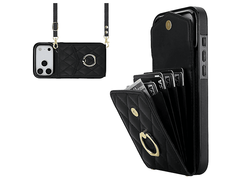 WIGENTO Kunstleder Hülle Rhombic Struktur Kartenfach, Backcover, Apple ...