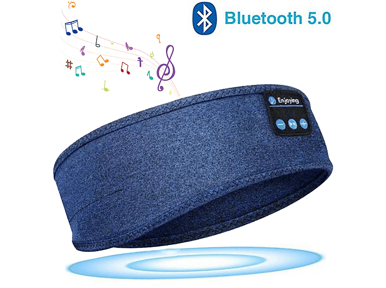 KINSI Sport-Stirnband,All-in-One-Augenmaske, Open-ear Kopfhörer ...