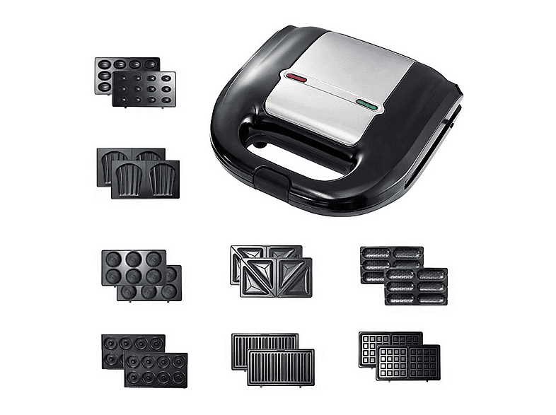 Wunderbar Sandwich Maker Mit Wechselplatten Fotos