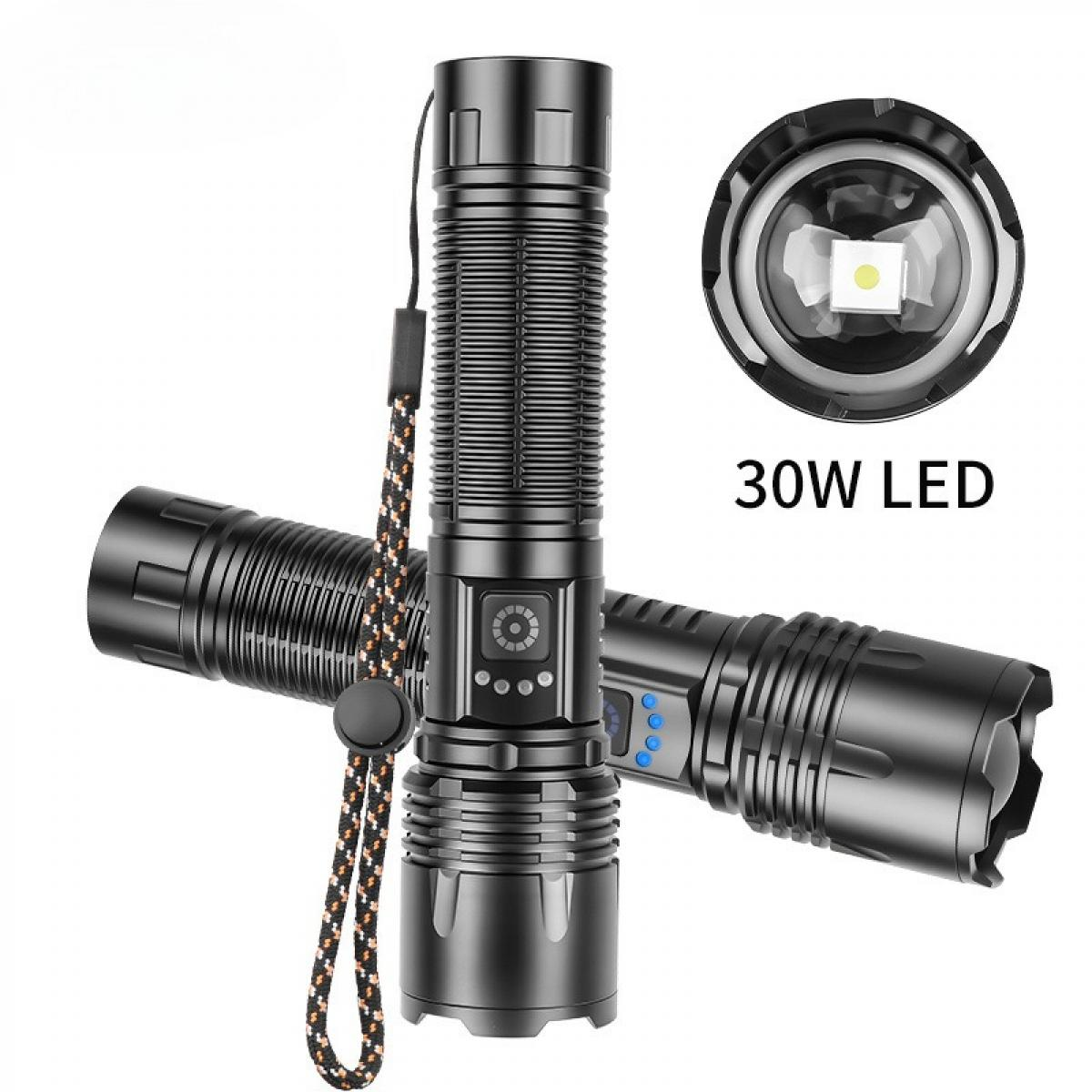 FLYSTAR LED 30W Aluminium Zoom Outdoor USB-C Taschenlampe | MediaMarkt