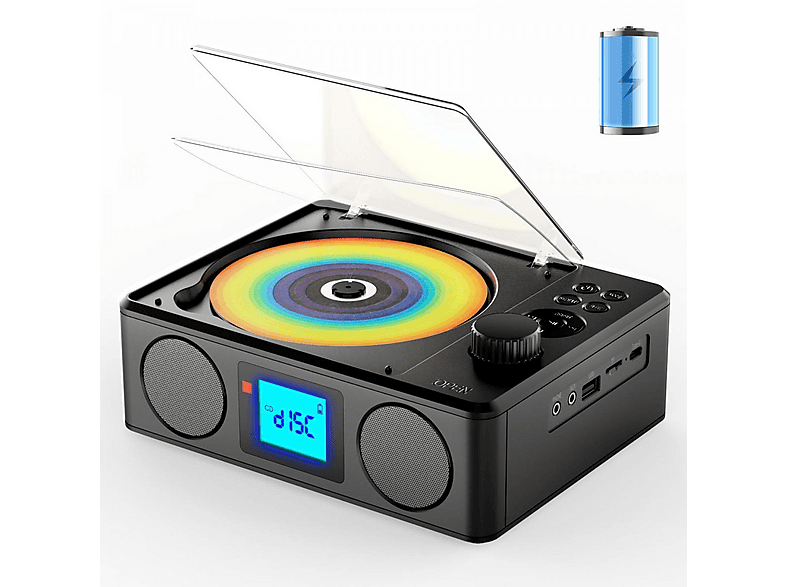 FORSMAN CD Musik Player mit Bluetooth Lautsprecher Radio CD Player ...