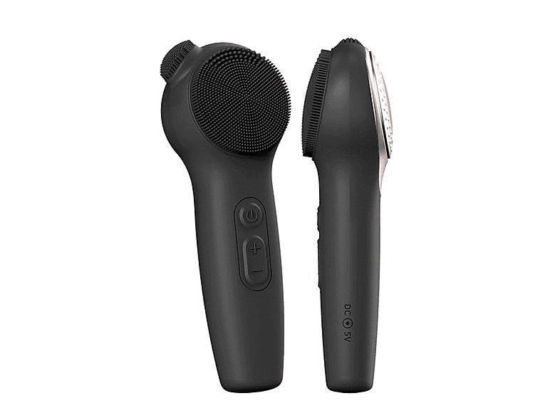 SYNTEK USB-Aufladung Silikon IPX7 Gesichtsreinigungsgerät Schwarz ...