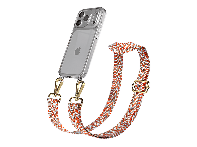 EAZY CASE Clear Case mit Band, Umhängetasche, Apple, iPhone 17 Pro ...