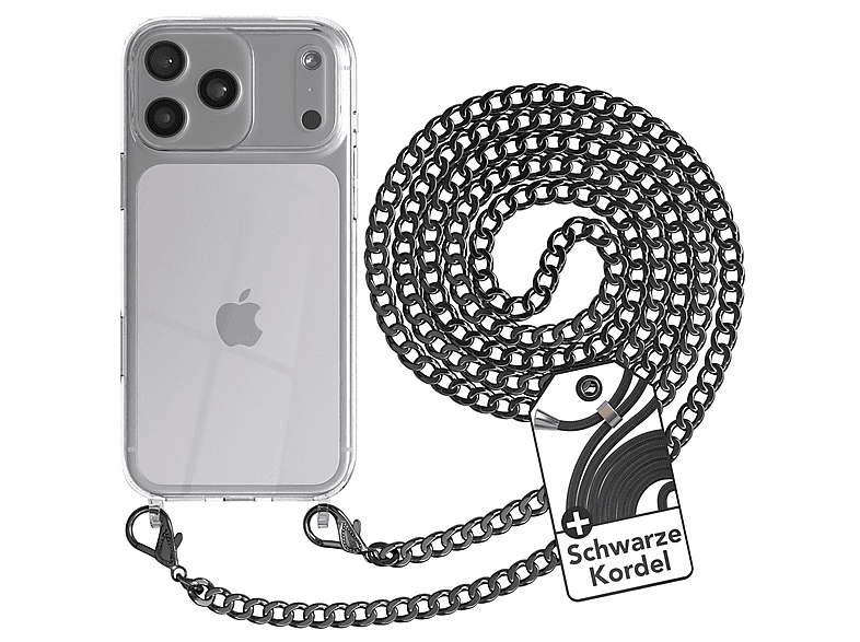 EAZY CASE Metal Chain & Chain Black, Umhängetasche, Apple, iPhone 17 ...