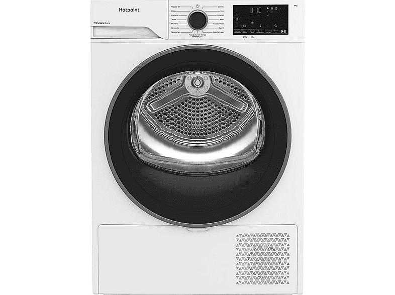 ASCIUGATRICE HOTPOINT HPT 83D BS IT A pompa di calore, 8 kg, profondità ...