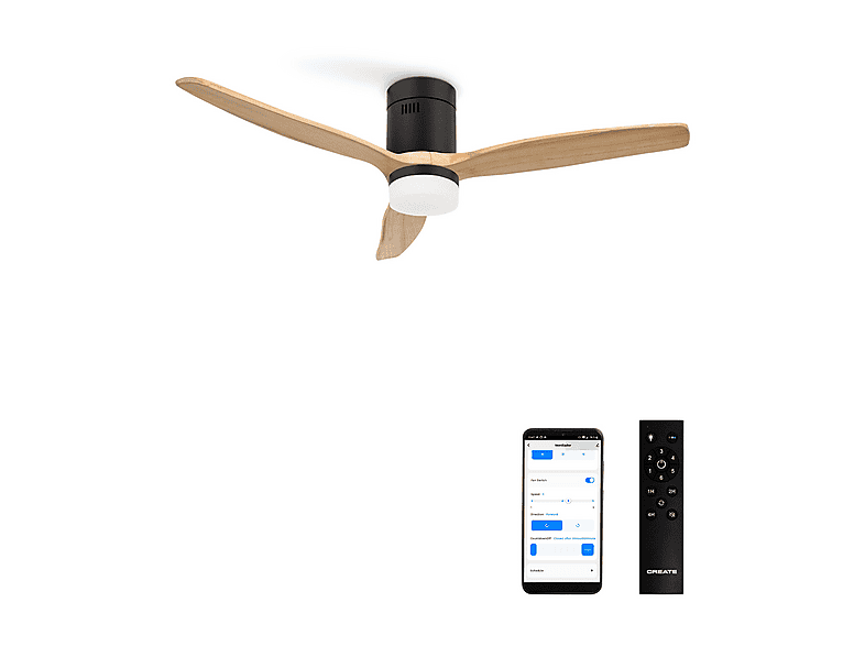 Ventilador de techo | CREATE WIND CALM ABS - S, 120 W, 6 velocidades ...