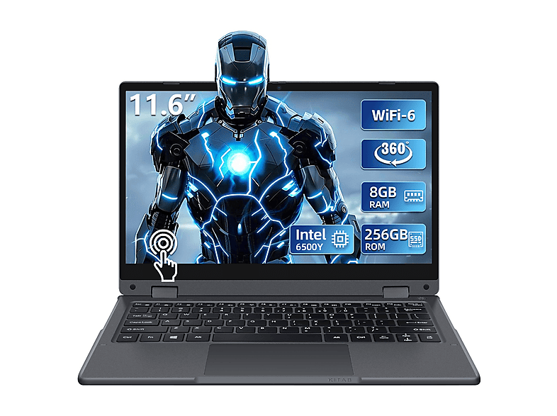Convertible 2 en 1 | VANWIN R1166Y, 11,6 " HD+, Intel® Pentium® Gold ...