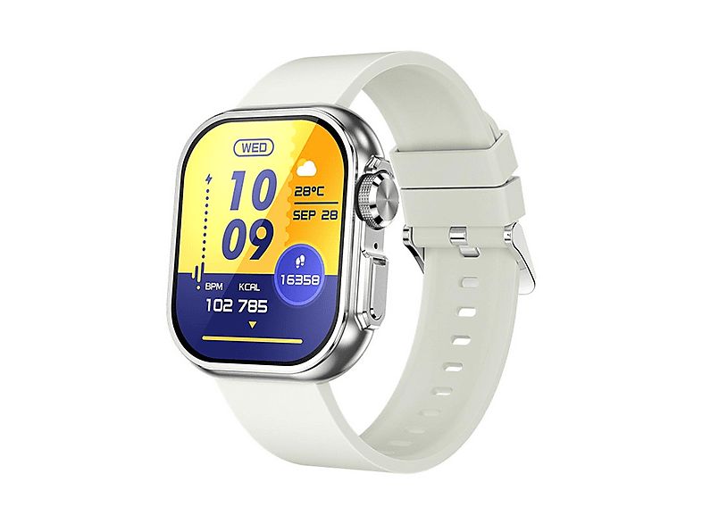 DARMLINK 2.01" IPS-Display,mit Bluetooth-Telefonie Smartwatch Silikon ...