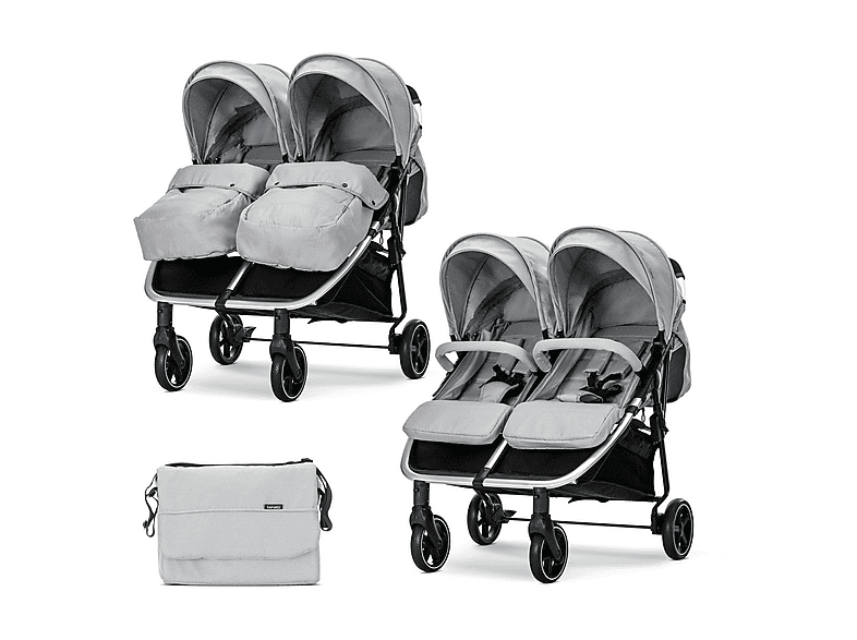 LORELLI DUO Kinderwagen grau hellgrau | MediaMarkt