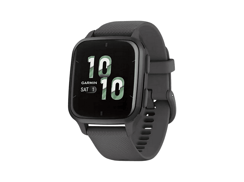 GARMIN VENU SQ 2, SHADOW GRAY/SLATE Smartwatch Zwart | MediaMarkt
