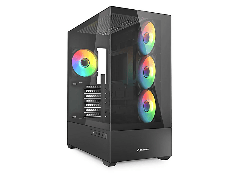 GAMING PC CASE SHARKOON AK6 RGB | Black | MediaWorld.it